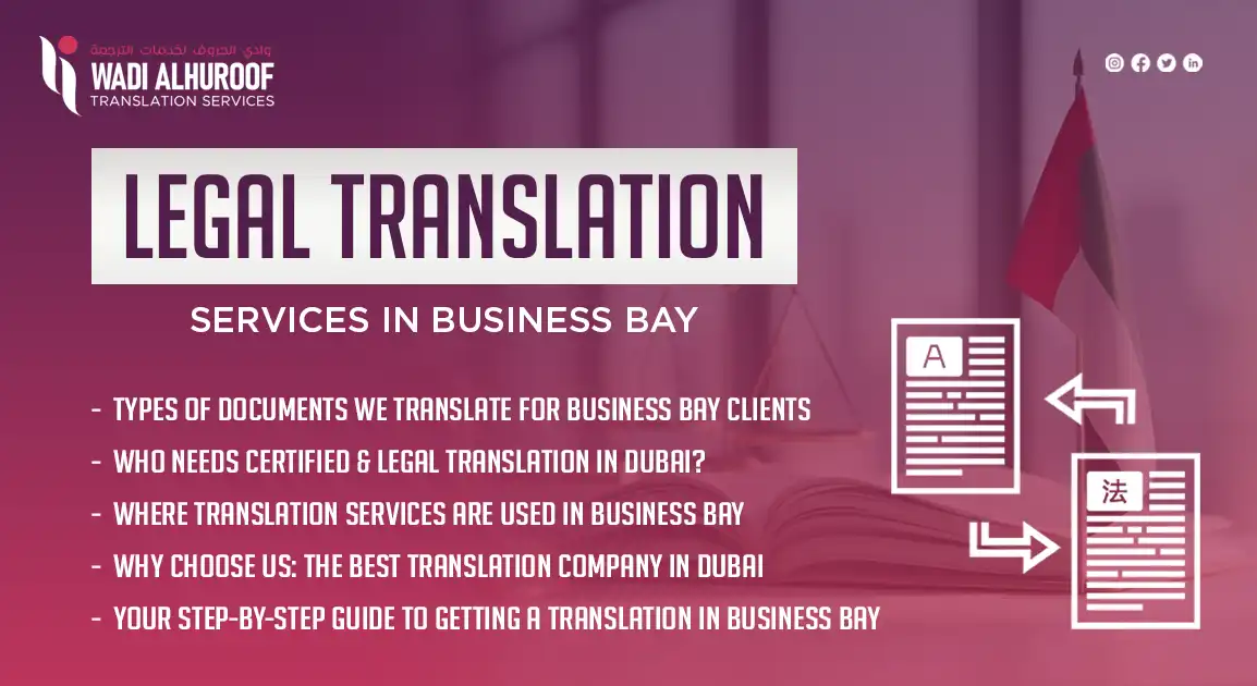 #1 Top Legal Translation In Business Bay | 052-796-9655