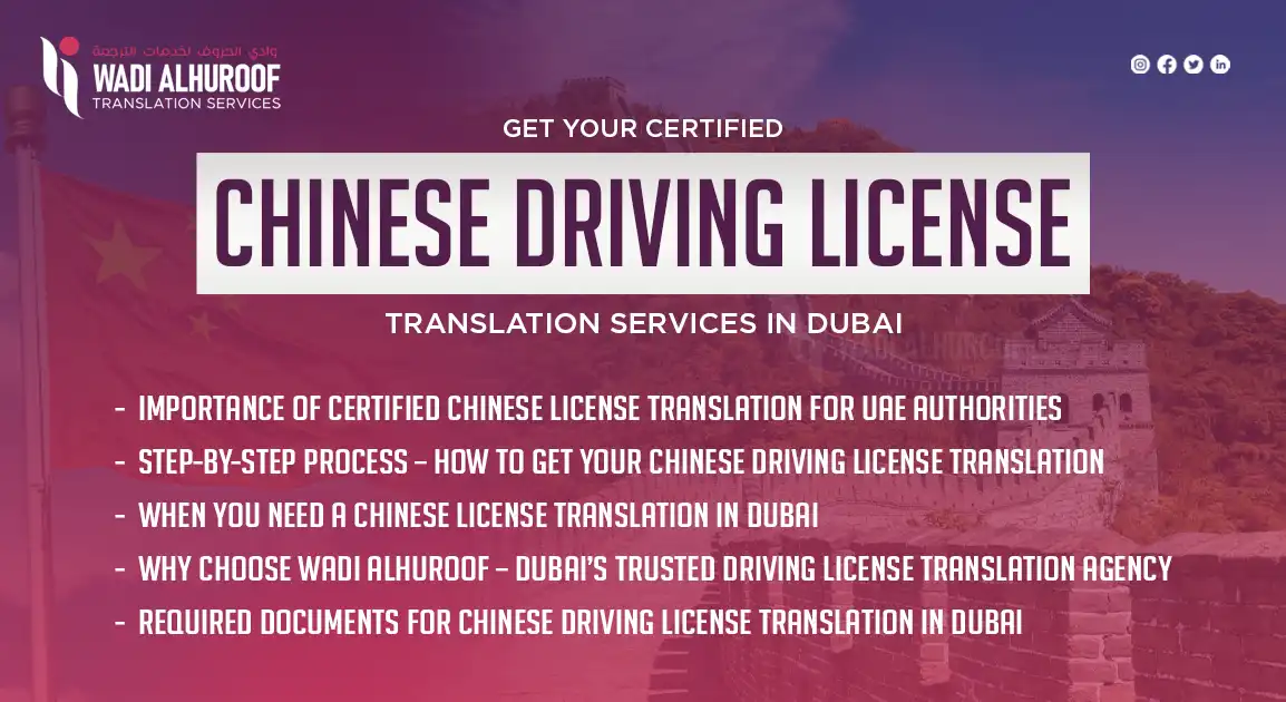 Certified Chinese Driving License Translation Services