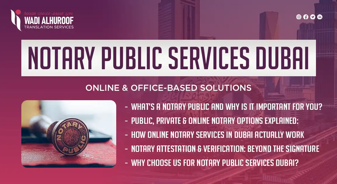Notary Public Services Dubai – Online & Office Support
